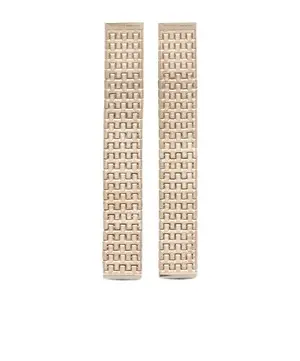 TOM FORD Logo Mesh Drop Earrings