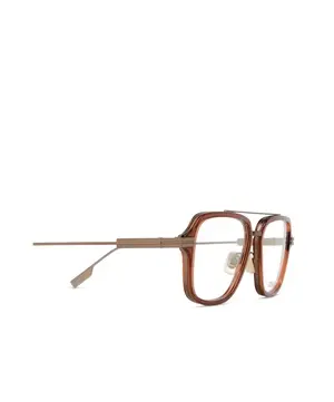 Zegna Double Bridge Aviator Frame Glasses