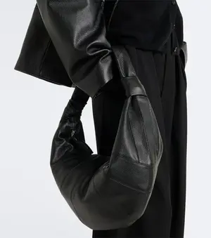 LEMAIRE Fortune Croissant Medium Leather Shoulder Bag