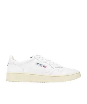 AUTRY Medalist Perforated Logo Sneakers - White