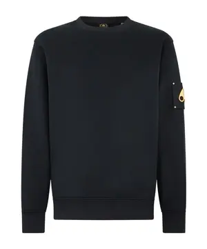 Moose Knuckles Hartsfield Logo Sweatshirt - Black