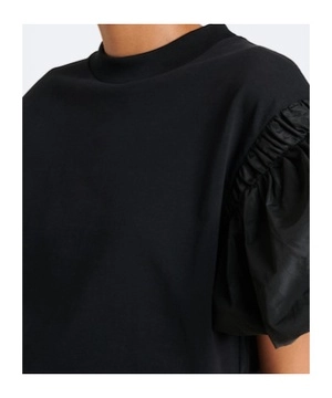 PATOU Puff Sleeve Cotton Jersey T-shirt