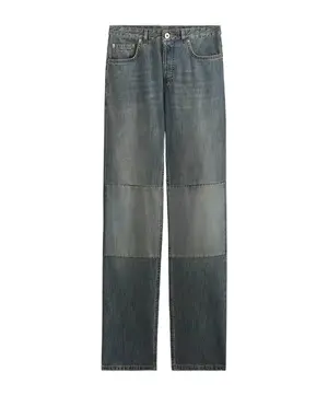 Dior Regular-fit Jeans With Patches - Blue
