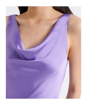 Norma Kamali Draped Satin Gown