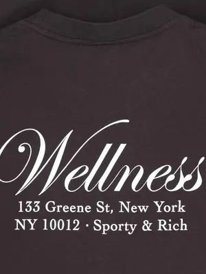 SPORTY  RICH Sporty & Rich Logo Print T-shirt