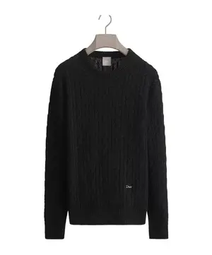 Dior Cable-knit Sweater - Black