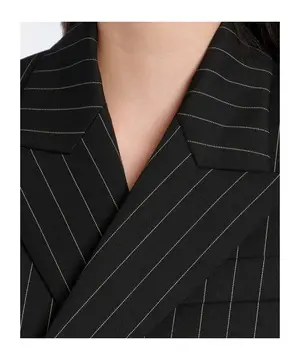 JEAN PAUL GAULTIER Pinstripe Cropped Blazer
