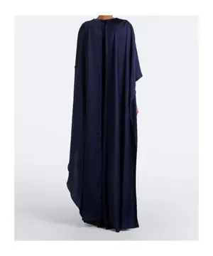 Simkhai Izel Asymmetric Caped Satin Gown