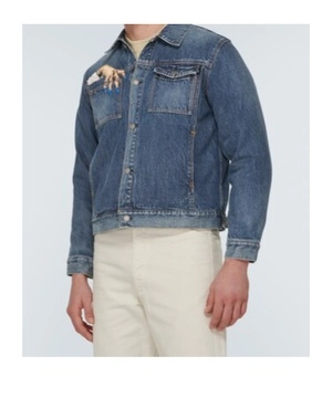 Undercover Beaded Denim Jacket