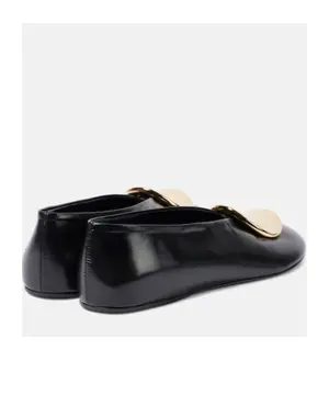 JIL SANDER Leather Ballet Flats