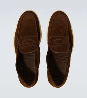 John Lobb Pace Suede Loafers