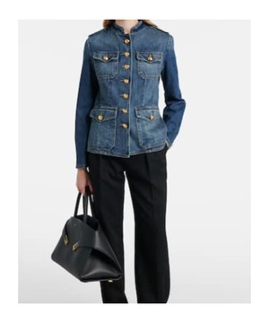 NILI LOTAN Button-down Denim Jacket