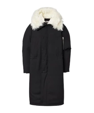 JIL SANDER Faux Fur-trimmed Down Jacket - Black