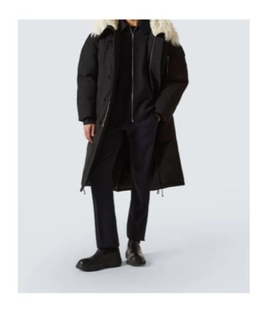 JIL SANDER Faux Fur-trimmed Down Jacket