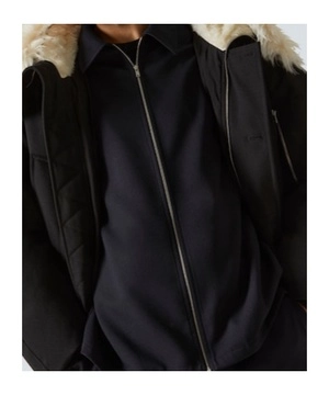 JIL SANDER Faux Fur-trimmed Down Jacket