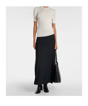 JIL SANDER Ribbed-knit Silk Sweater