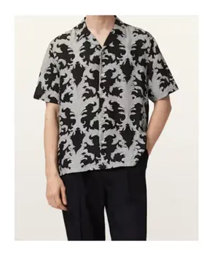 ALLSAINTS Motif Short Sleeve Shirt
