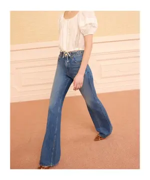 Ulla Johnson Cropped Drawstring Voile Blouse