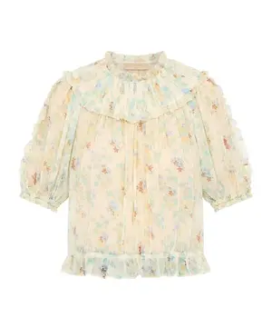 Ulla Johnson Bubble Short-sleeved Top