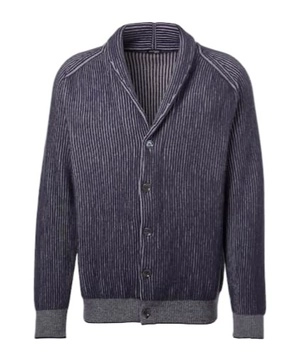 Kiton Cashmere Cardigan - Black