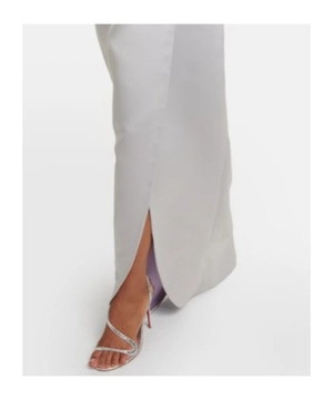 Carolina Herrera Off-the-shoulder Draped Satin Gown