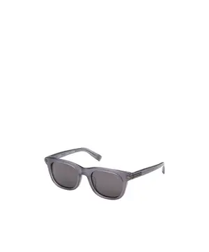 Zegna Rectangular Frame Sunglasses