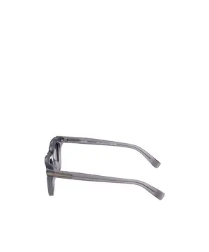 Zegna Rectangular Frame Sunglasses