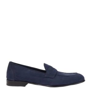 Brioni Appia Leather Penny Loafers - Black