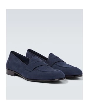 Brioni Appia Leather Penny Loafers
