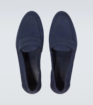 Brioni Appia Leather Penny Loafers