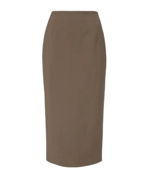 MUGLER Wool-blend Pencil Skirt - Grey