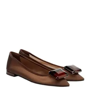 GIANVITO ROSSI Jaipur Embellished Ballet Flats