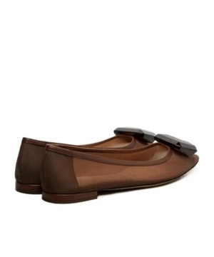 GIANVITO ROSSI Jaipur Embellished Ballet Flats