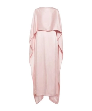 Gabriela Hearst A Satin Shawl-style Dress - Pink