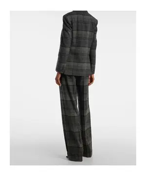 Ralph Lauren Kent Checked Double-breasted Wool Jacket