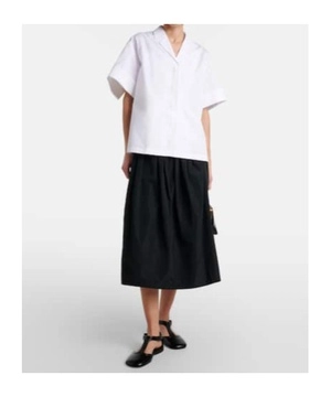 JIL SANDER Leather Mary Jane Flats