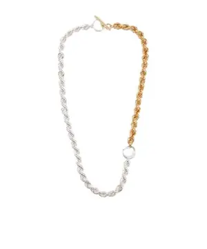 JIL SANDER Rope Chain Necklace - White