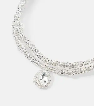 Magda Butrym Floral-appliqué Embellished Necklace
