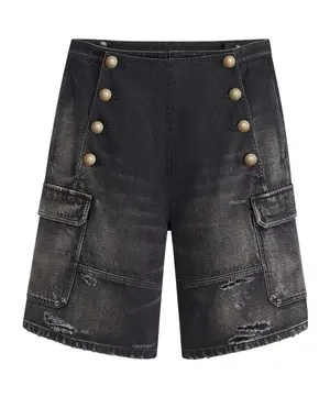 Dior Button-decorated Shorts
