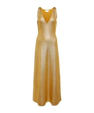 Gabriela Hearst V-neck Dress - Nude