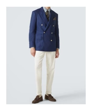 Dunhill Double-breasted Cashmere Blazer