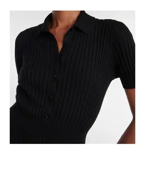 Gabriela Hearst Amor Short-sleeved Dress - Black