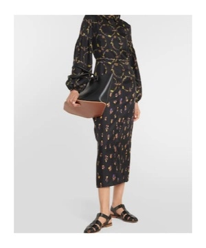 Gabriela Hearst Printed Silk Twill Maxi Dress