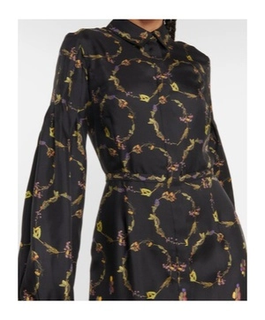 Gabriela Hearst Printed Silk Twill Maxi Dress