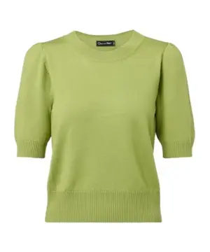 Oscar De La Renta Virgin Wool Sweater - Green