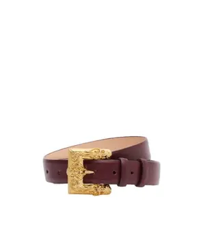 Magda Butrym Leather Belt - Red