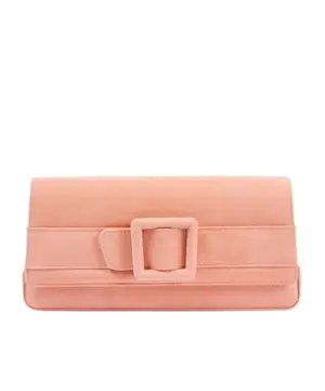 Manolo Blahnik Maygot Suede Clutch - Pink