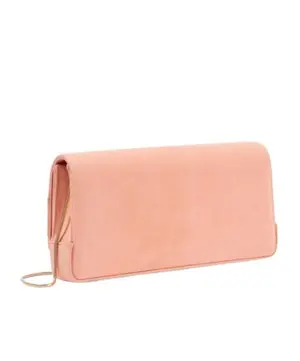 Manolo Blahnik Maygot Suede Clutch
