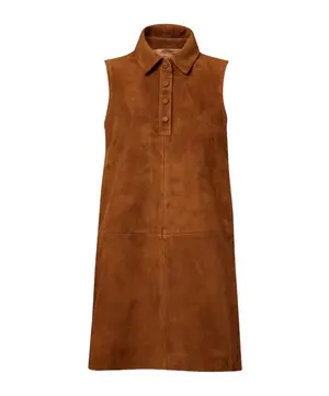 FRAME Sleeveless Dress - Brown