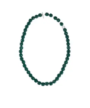 JIL SANDER Beaded Necklace - Green